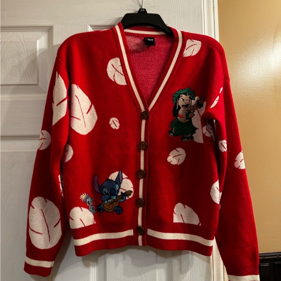 Disney | Sweaters | Ladies Small Disney Lilo Stitch Cardigan | Poshmark